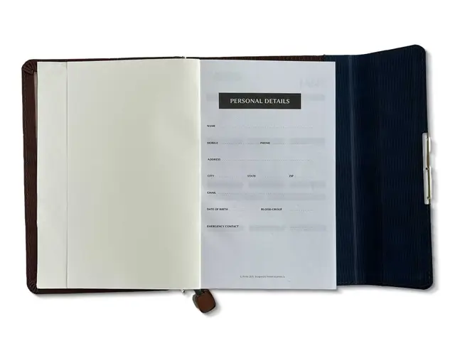 Dual Tone Flap Diary | Two|Color Personalized Executive Planner | Printo