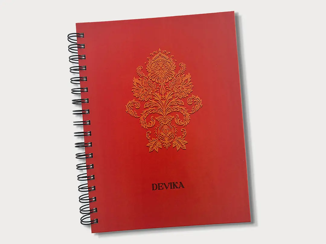 B5 Size Wiro Diary with Case | Large Format Personalized Planner | Printo