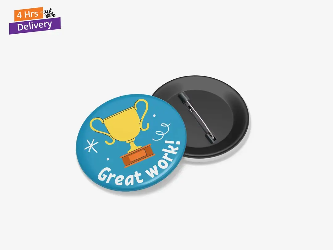 Custom Button Badges Printing | Printo