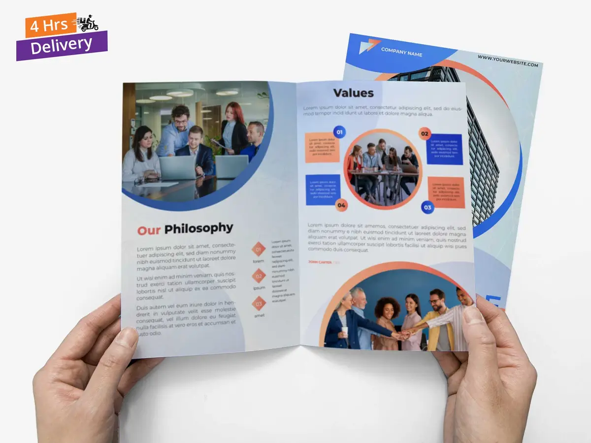 Online Custom Folded Flyers | Folded Leaflets Printing