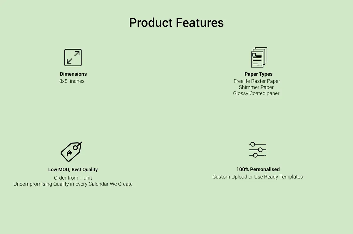 Desktop Calendars Printing Online - Printo.in