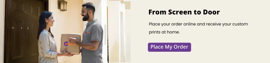 Door Delivery by Printo | Custom Prints Shipped Across India