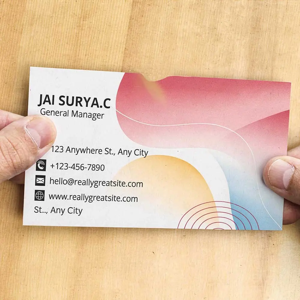 Plastic Visiting Cards | Design Custom Business Cards Online | Printo