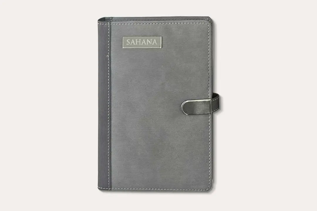 Grey Dual Tone Diary | Modern Personalized Office Planner | Printo
