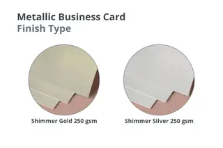 Make your custom Metallic Business Card Online | Printo