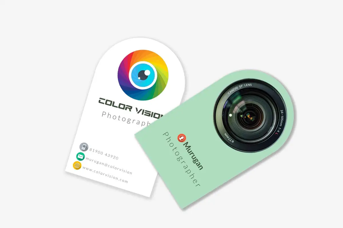 Make U Shape Business Card Online | Printo