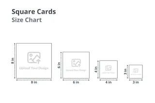Square Cards Printing | Print Invites Online - Printo