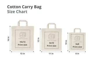 Buy Cotton Carry Bags Samples | Custom Printing - Printo