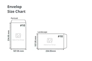 #10 Envelopes Printing - Design & Print Custom Long Envelopes Online ...