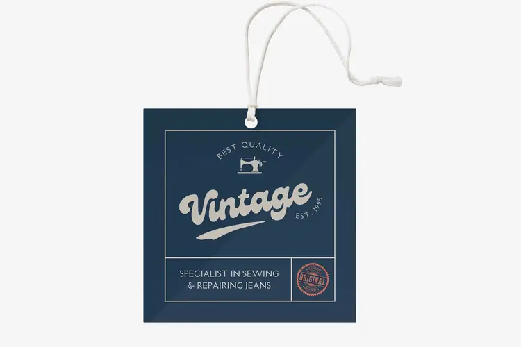 Square Cut Hangtags Printing - Clothing and Accessories Tags - Printo