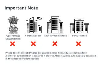 Custom Paper Id Cards Printing Online | Printo