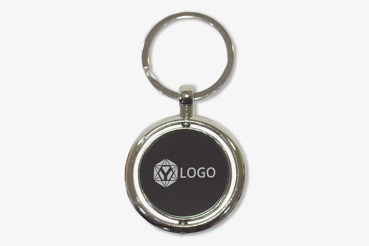 Order Custom Round Metal Keychains Online | Printo.in