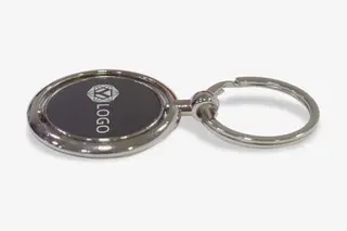 Order Custom Round Metal Keychains Online | Printo.in