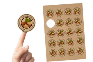 Custom Printed Kraft Labels | Packaging Materials - Printo