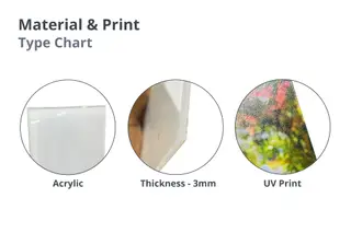 Buy Custom Rectangle Name Plates - Printo.in