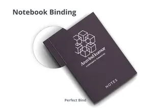 Custom Notebook Printing | Perfect Binding Notebook - Printo