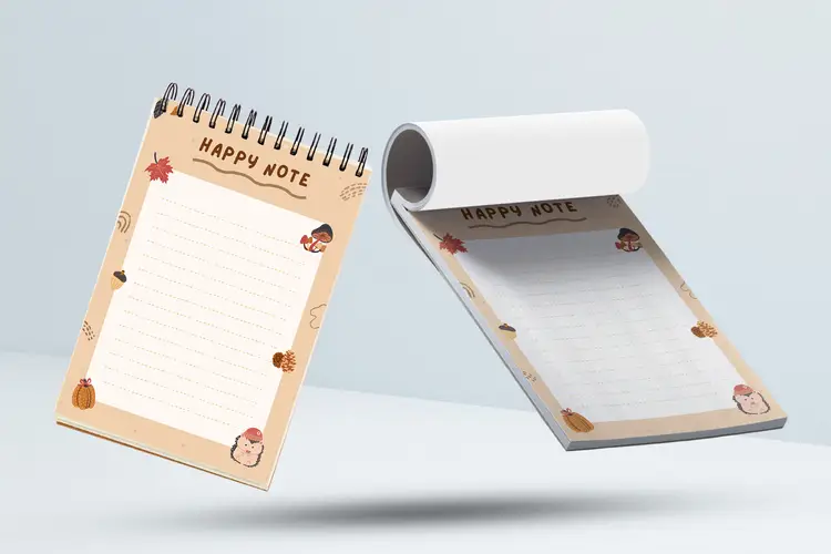 Design Your Own Custom Notepads | A4 Notepad | Printo.in