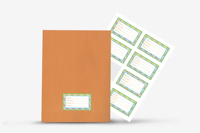 Custom School or Name Labels Printing - Online Label Printing Service ...