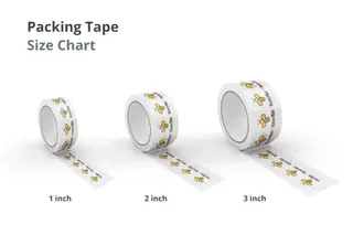 White Packing Tape Rolls - Print Customized Tape for Packing Online ...