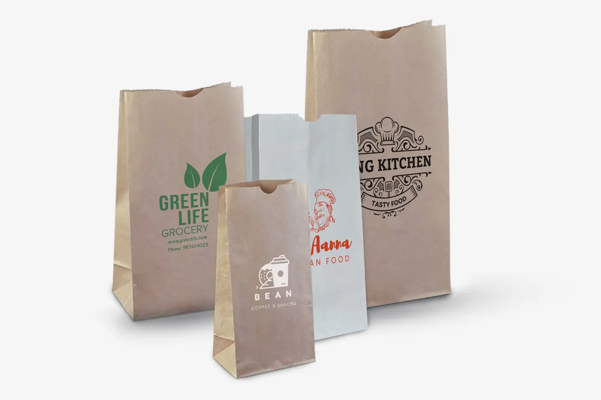 Custom Brown Paper Pouches - Get Printed Paper Pouch Packaging Online ...