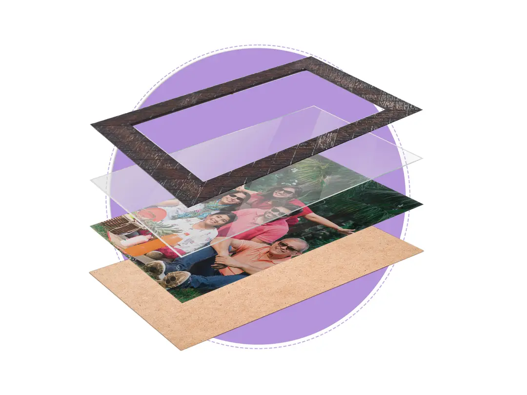 Buy Black Photo Frame | Custom Photo Gifts - Printo.in