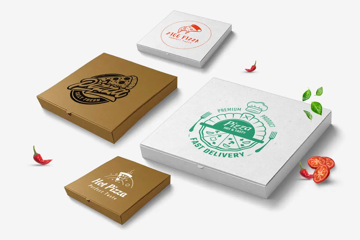 Custom Printed Pizza Boxes - Order Pizza Packaging Boxes Online - Printo.in