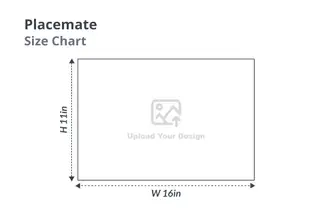 Custom Place Mats - Buy Personalized Table Placemats Online - Printo.in