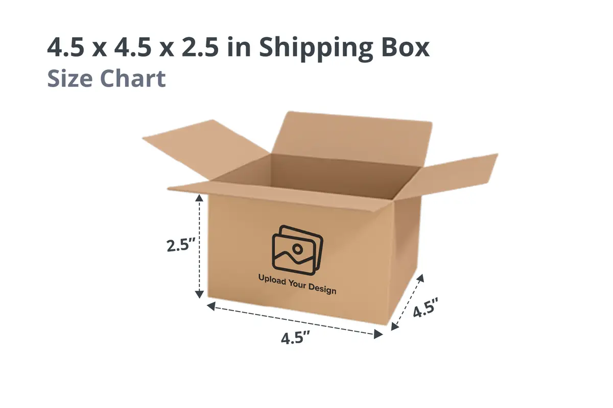 Buy Cardboard Boxes for Packing Online - 4.5 x 4.5 x 2.5 Inch Shipping ...