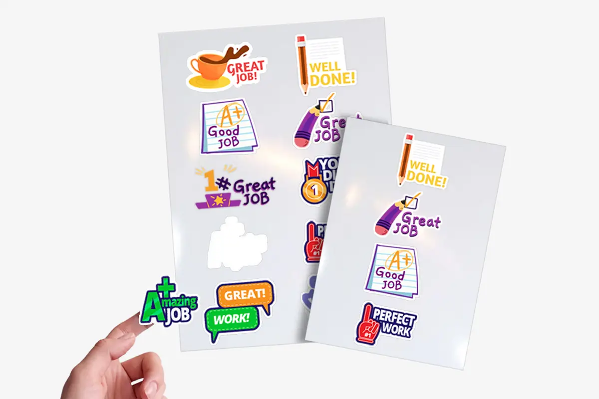 Sticker Samples | Customizable Products | Printo - Sample Kit Collection
