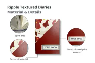 Custom Executive Diaries | Textured Covered - Print0