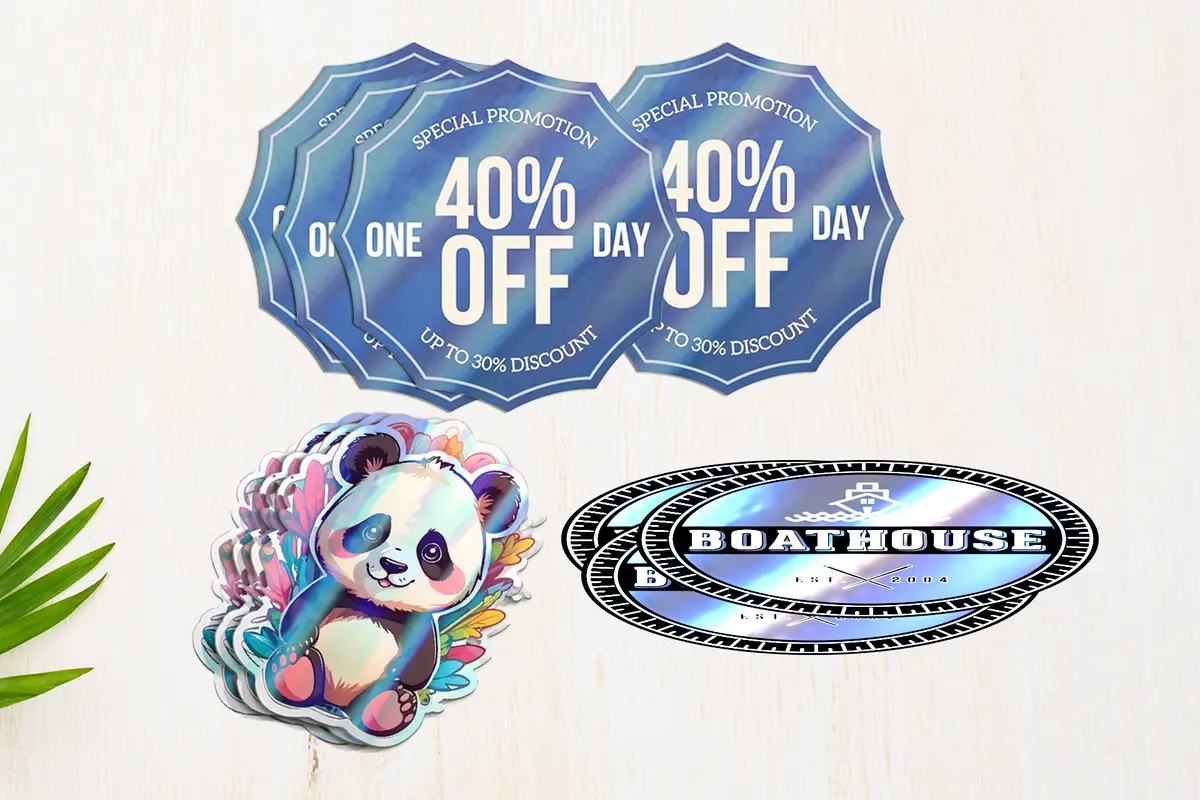 Custom Stickers Printing Online | Holographic Stickers - Printo