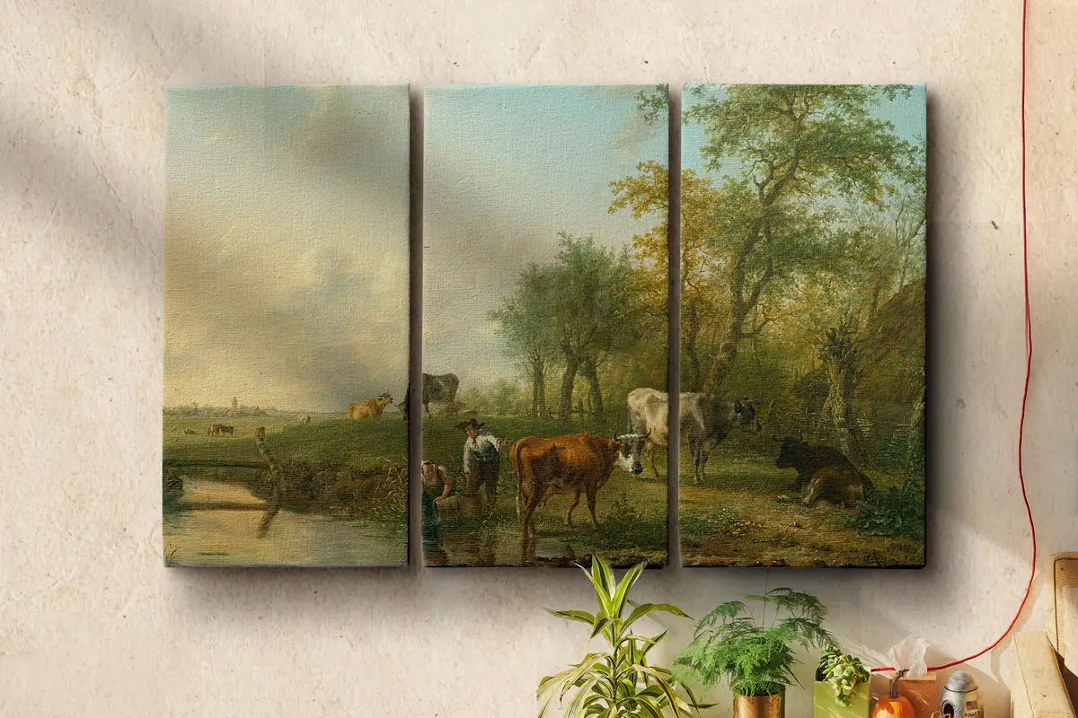 3 Split Vertical Canvas Gallery Wrap - Buy Framed Canvas Prints Online ...