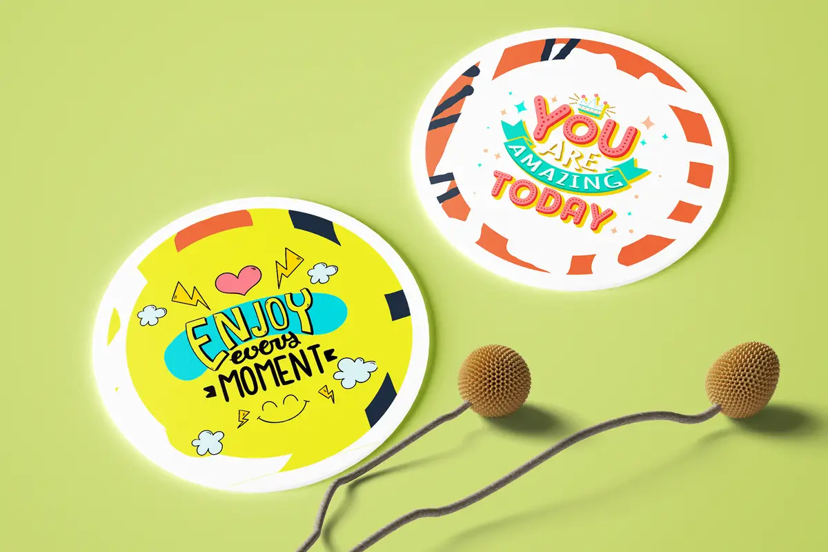 Paper Coasters - Get Custom Printed Table Coasters Online - Printo.in