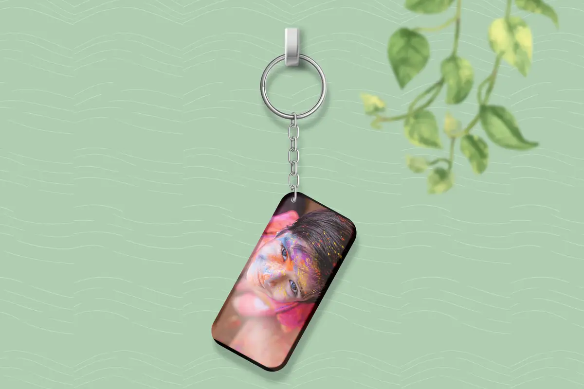 Acrylic Rectangle Keychain - Get Custom Printed Acrylic Keychains ...