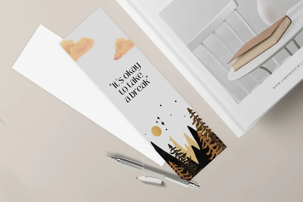 Standard Board Bookmarks - Get Multicolor Bookmarks Printing Online ...