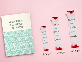 2" x 6" Bookmarks - Shop For Custom Bookmarks Online - Printo.in
