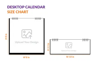 Customized Desktop Calendars Printing - Printo.in