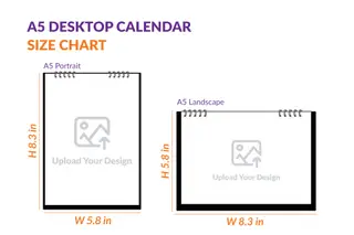 Customized Desktop Calendars Printing - Printo.in