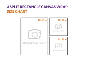 3 Split Canvas Wrap - Photo Printing on Premium Canvas