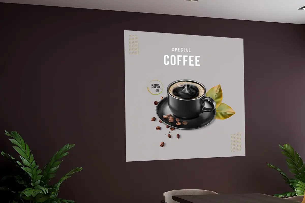 Square Decals & Stickers - Custom Wall Stickers For Living Room - Printo.in