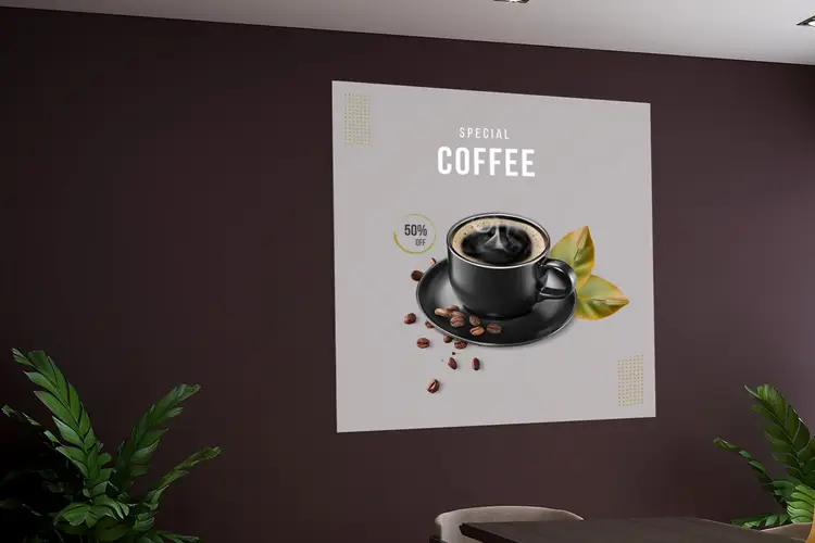 Square Decals & Stickers - Custom Wall Stickers For Living Room - Printo.in