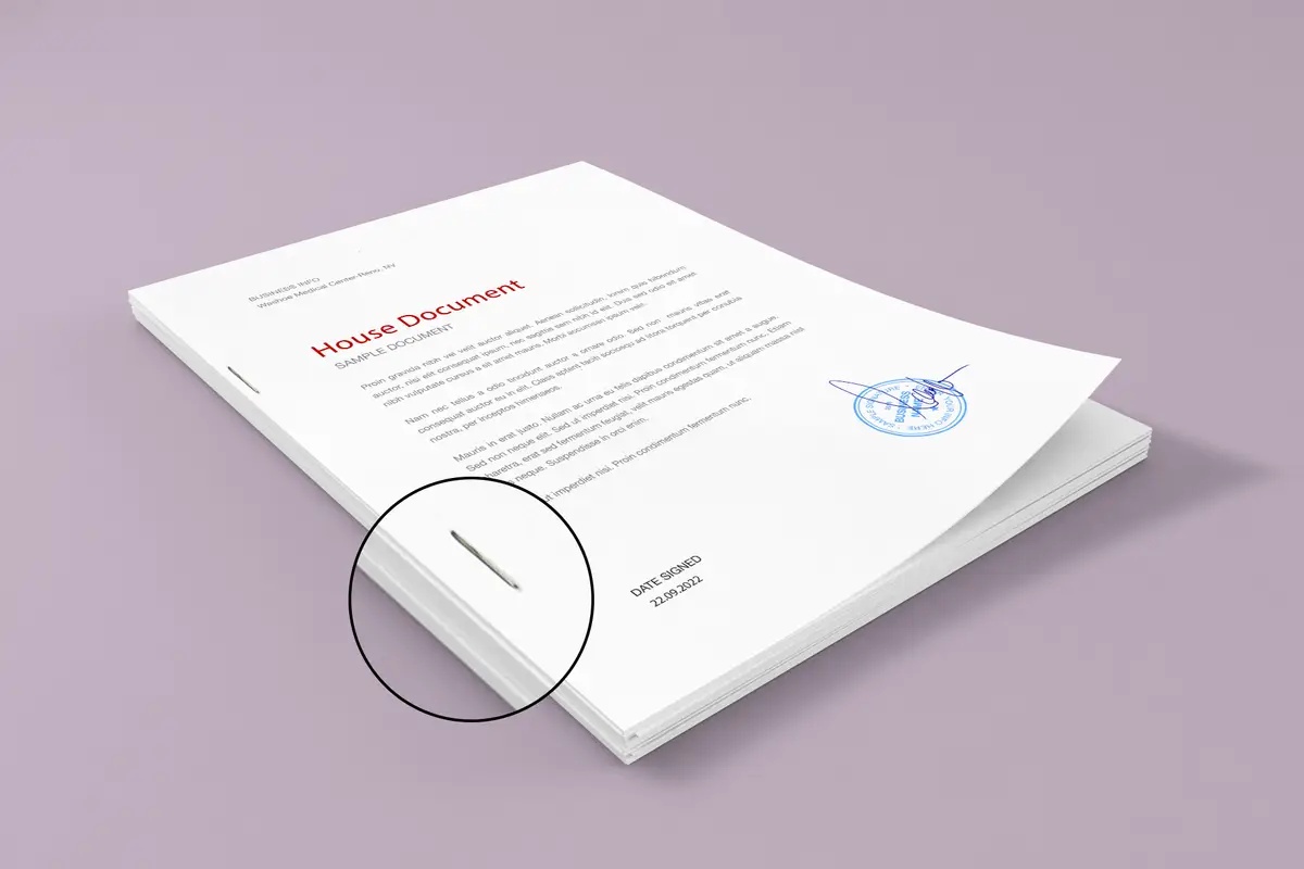 Staple Binding - Get Side Staple Binding For Your Documents Online ...