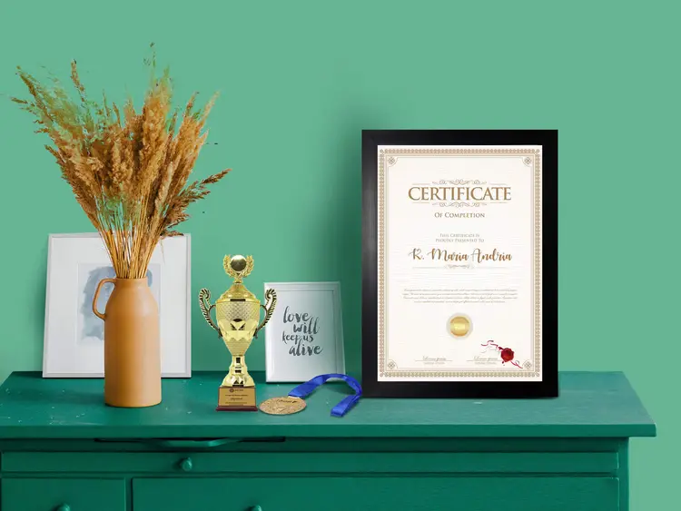 Framed Certificates Printing | - Printo.in