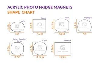 Acrylic Photo Fridge Magnet - Shop for Custom Fridge Magnets Online ...