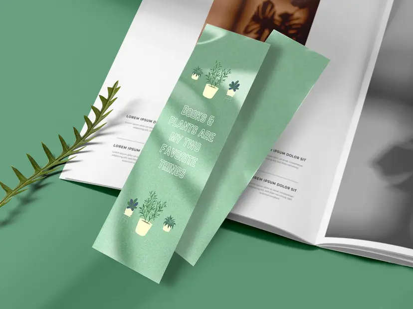 Custom Bookmarks | Create and Print Paper Bookmark Online