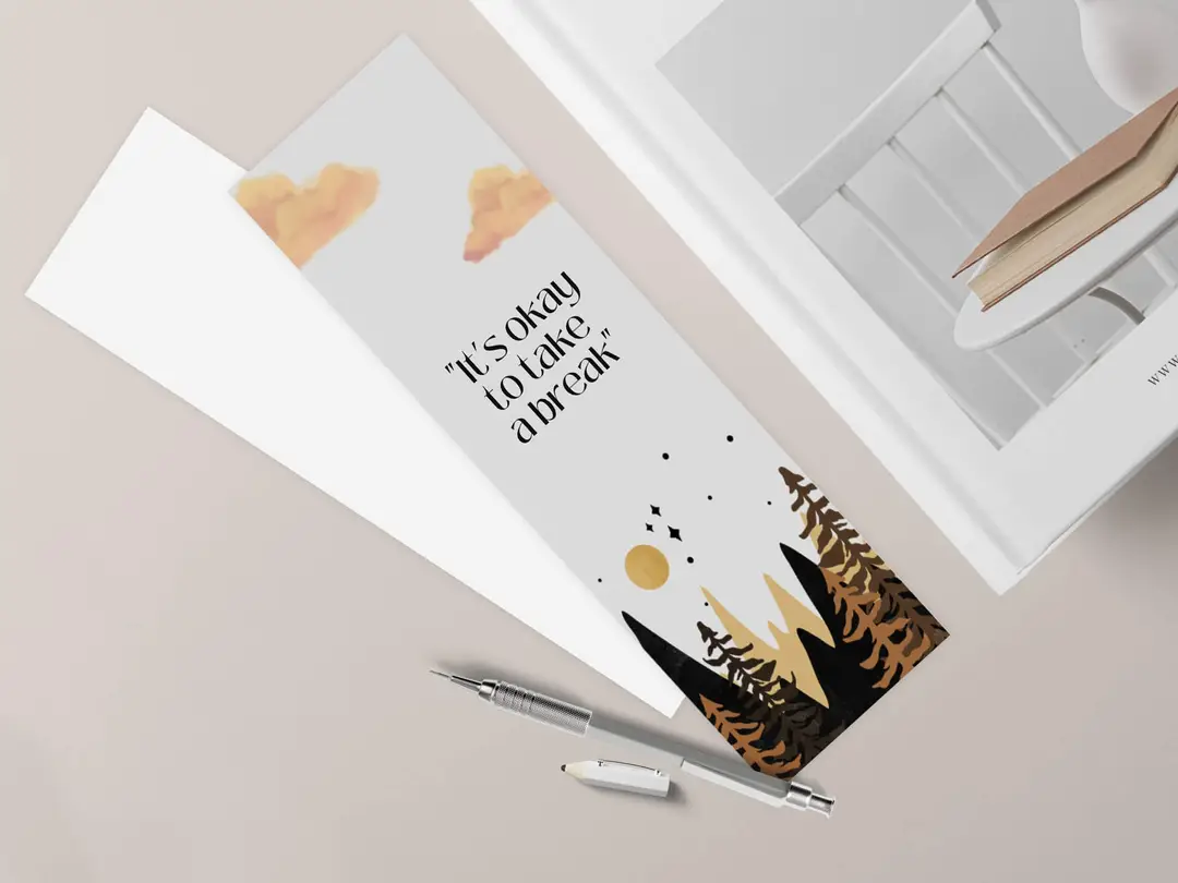 Custom Bookmarks | Create and Print Paper Bookmark Online
