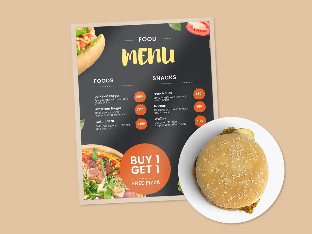 Custom Printed Menu Cards | Menu Card Printing Online