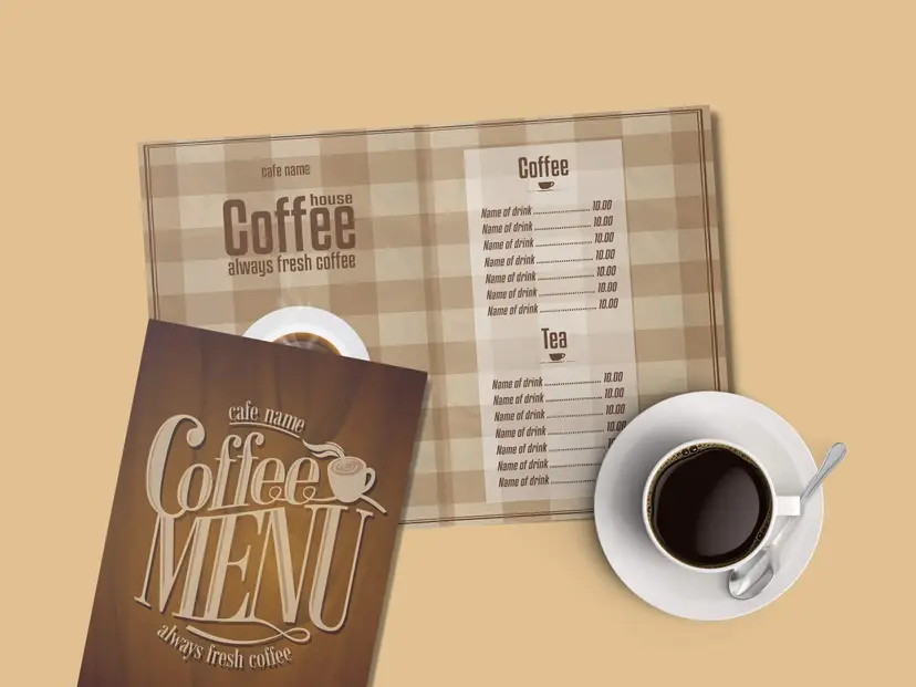 Custom Menu Card Design & Printing | Printo