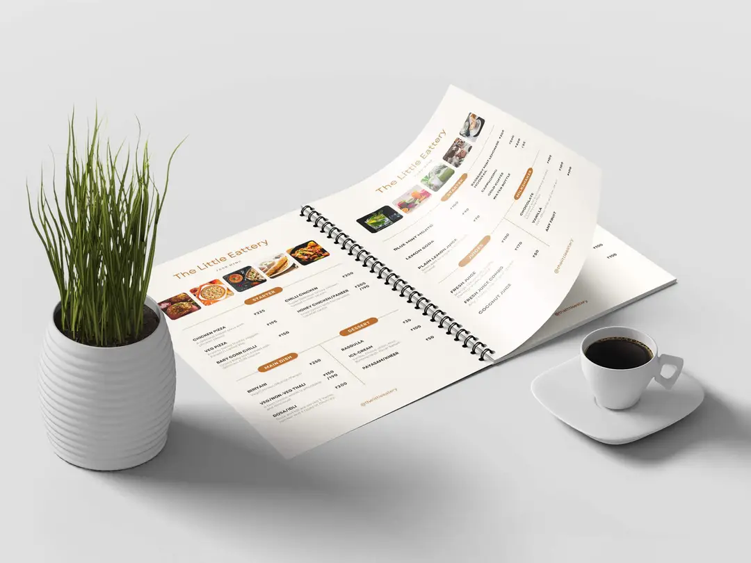 Custom Printed Menu Cards | Menu Card Printing Online