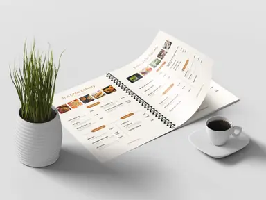 Custom Printed Menu Cards | Menu Card Printing Online